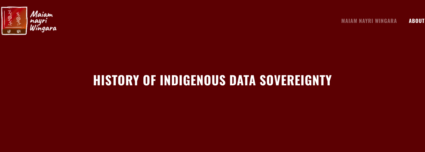 Indigenous Data Sovereignty Networks – The Collaboratory for Indigenous ...