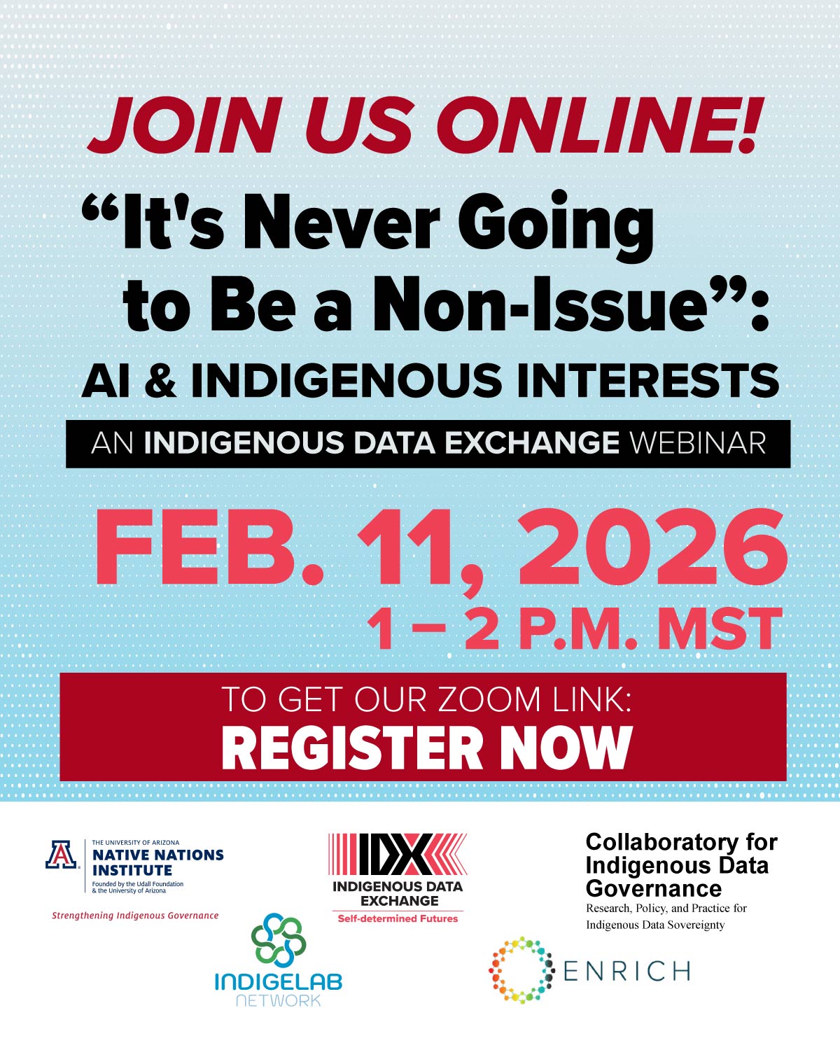 Webinar:”It’s Never Going To Be A Non-Issue” AI and Indigenous ...